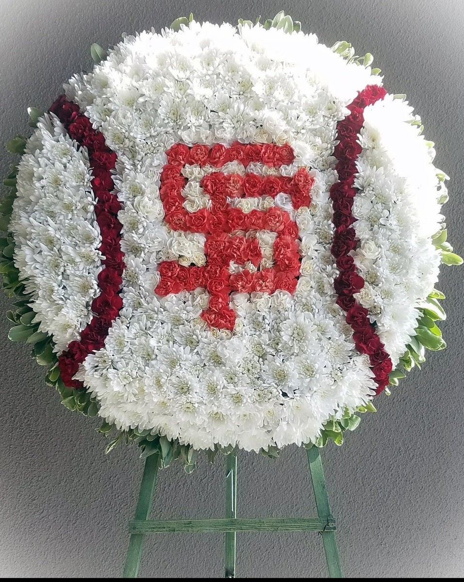 Baseball Flower Arrangement For Funeral | Best Flower Site